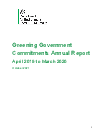 Greening government commitments 2019 to 2020 annual report - GOV.UK