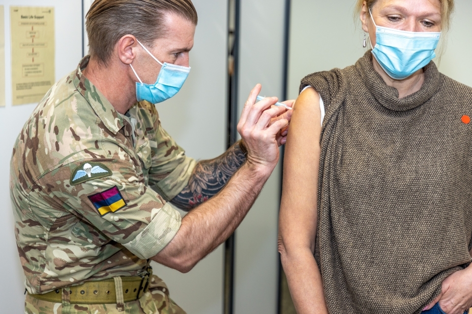 Defence steps up support to vaccine programme - GOV.UK
