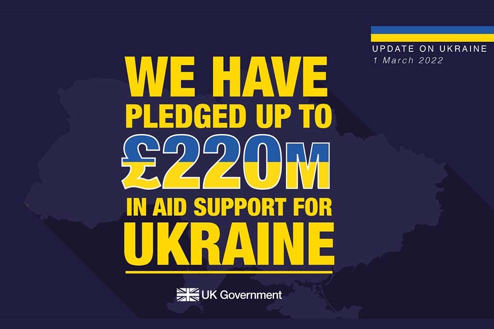 UK pledges another £80 million in aid to help Ukraine deal with ...