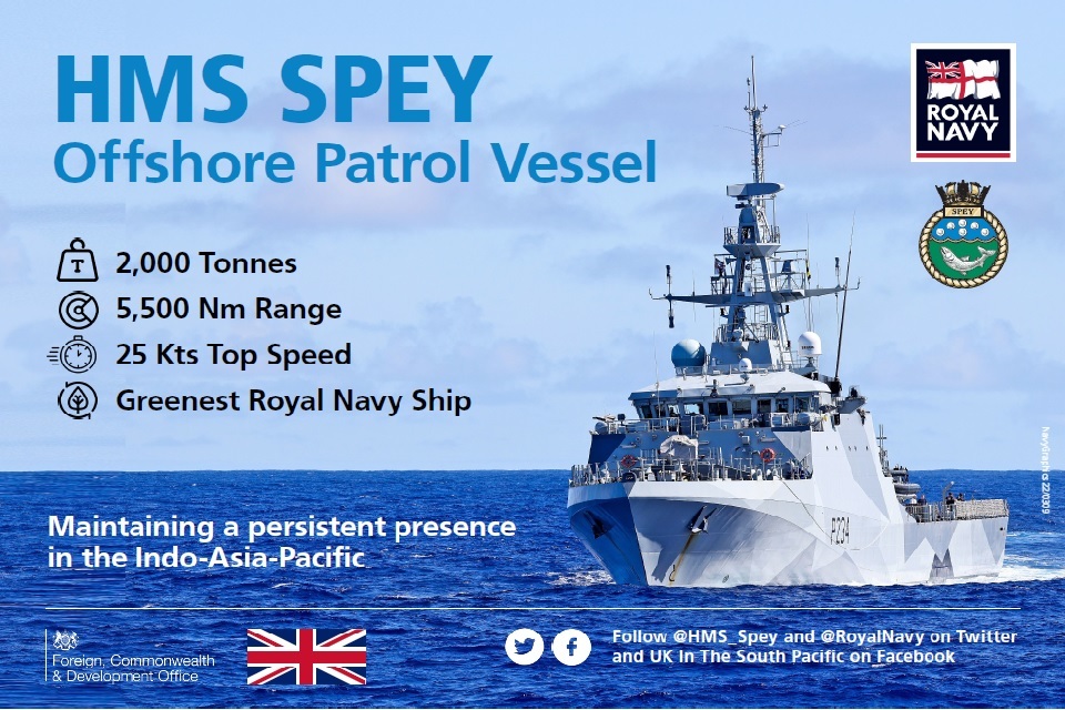 Royal Navy Offshore Patrol Vessel HMS Spey visits Solomon Islands - GOV.UK