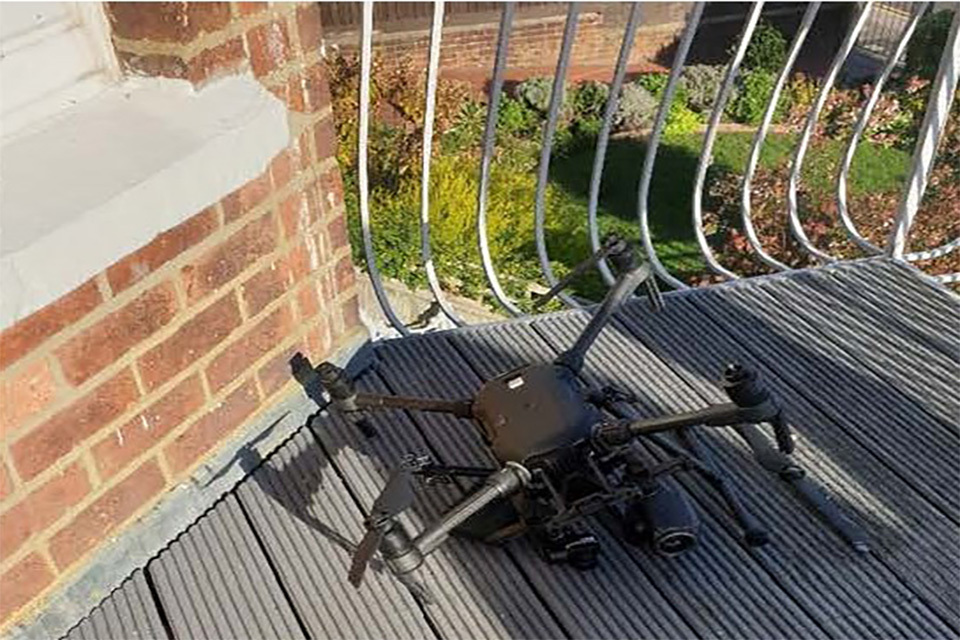 AAIB Report: DJI Matrice M210 v1, Battery communication warning ...