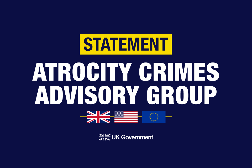 EU, US, and UK establish Atrocity Crimes Advisory Group (ACA) for ...