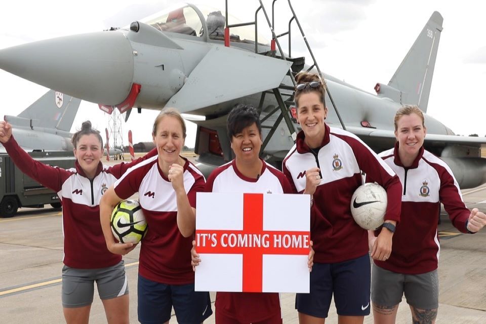 All-female crew to lead RAF flypast over Wembley for Euro 2022 final ...