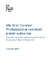 Teacher misconduct panel outcome: Ms Kim Connor - GOV.UK