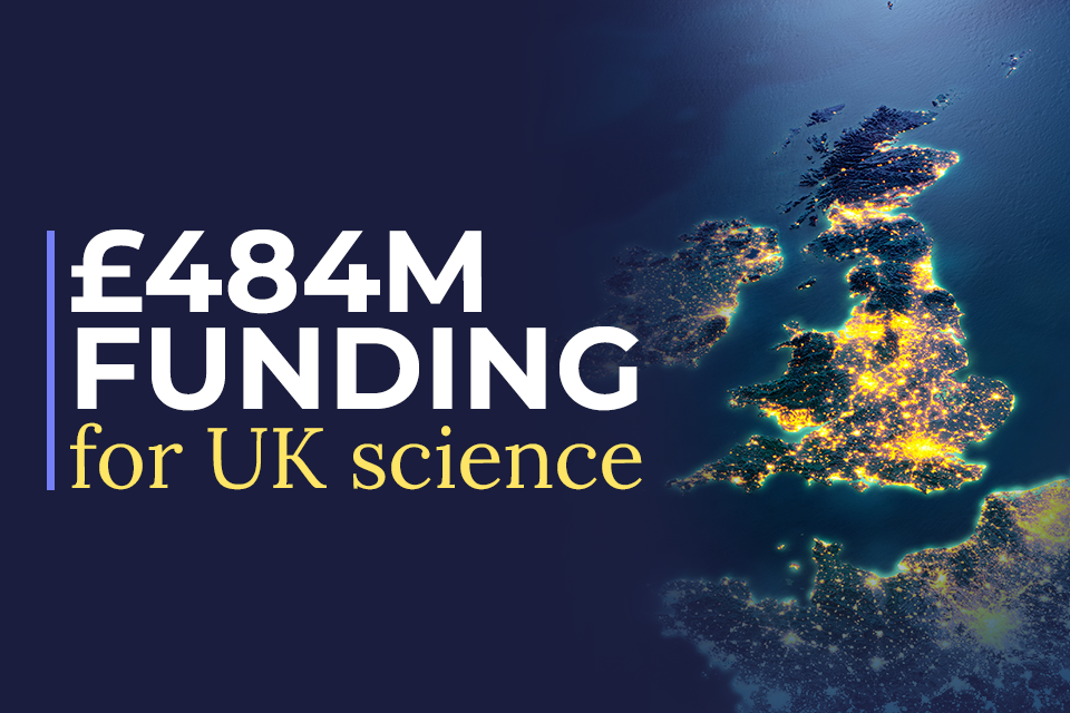 Government commits nearly half a billion pounds for UK research to ...