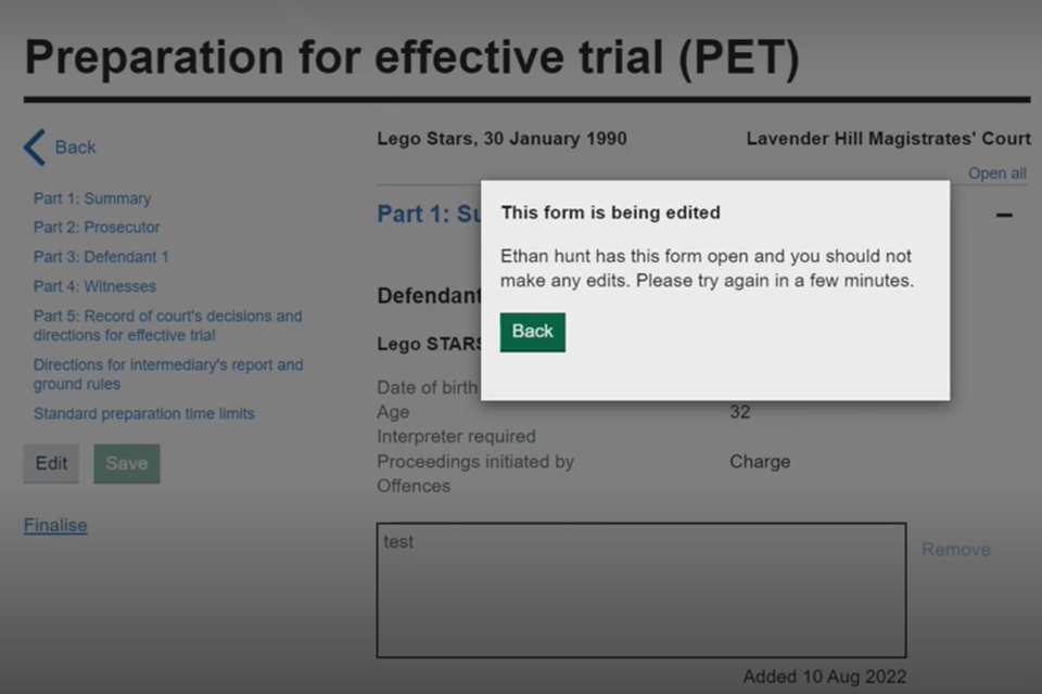 Preparation for effective trial and better case management - GOV.UK