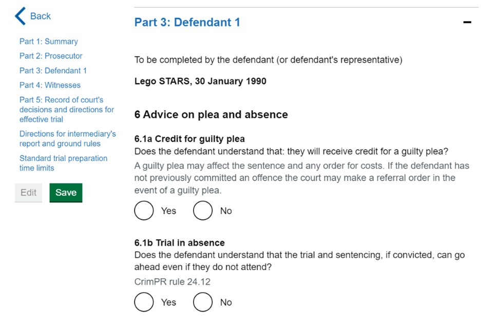 Preparation for effective trial and better case management - GOV.UK