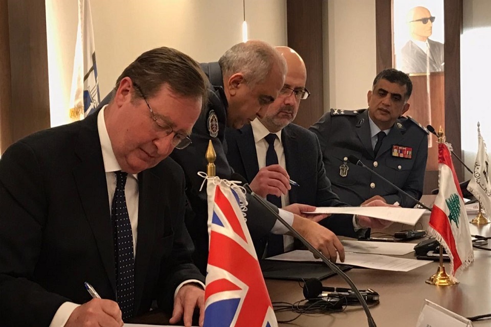 UK supports Lebanon ISF with MOU cooperation £15.9m - GOV.UK