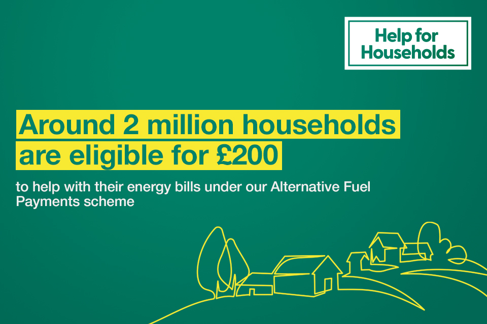 Households, businesses and organisations off the gas grid to receive ...