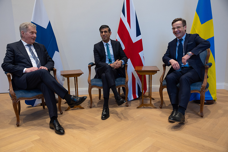 PM meeting with Prime Minister Kristersson of Sweden and President ...
