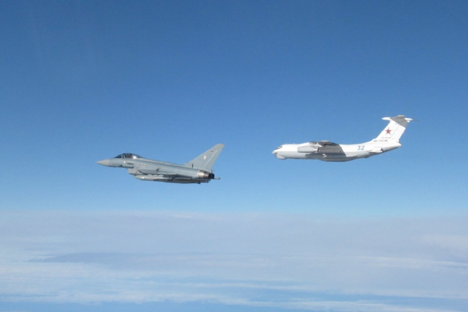 RAF and German Air Force Typhoons intercept Russian aircraft in first ...
