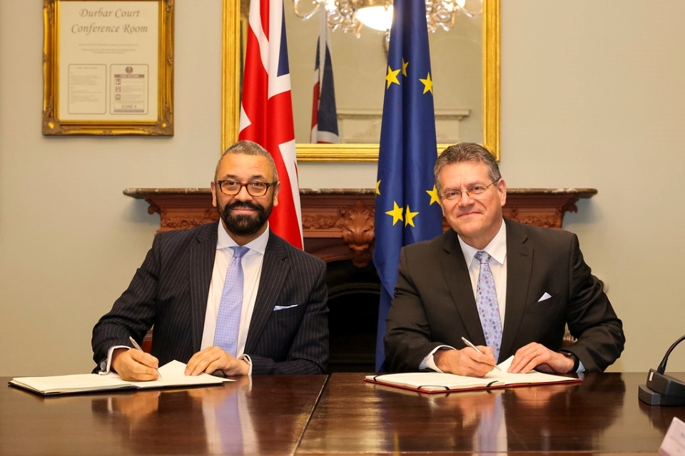 UK and EU to formally adopt the Windsor Framework - GOV.UK