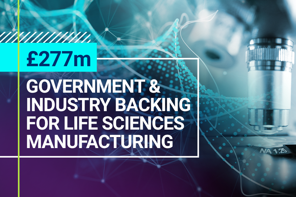 Life sciences companies supercharged with £277 million in government ...