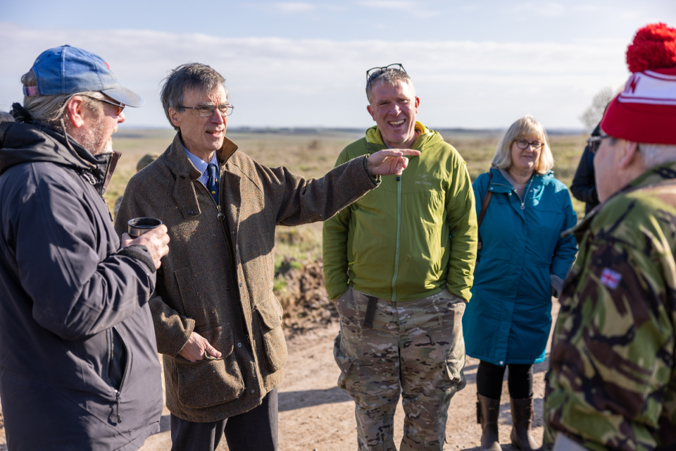Minister for Defence People and Veterans meets veterans taking part in ...