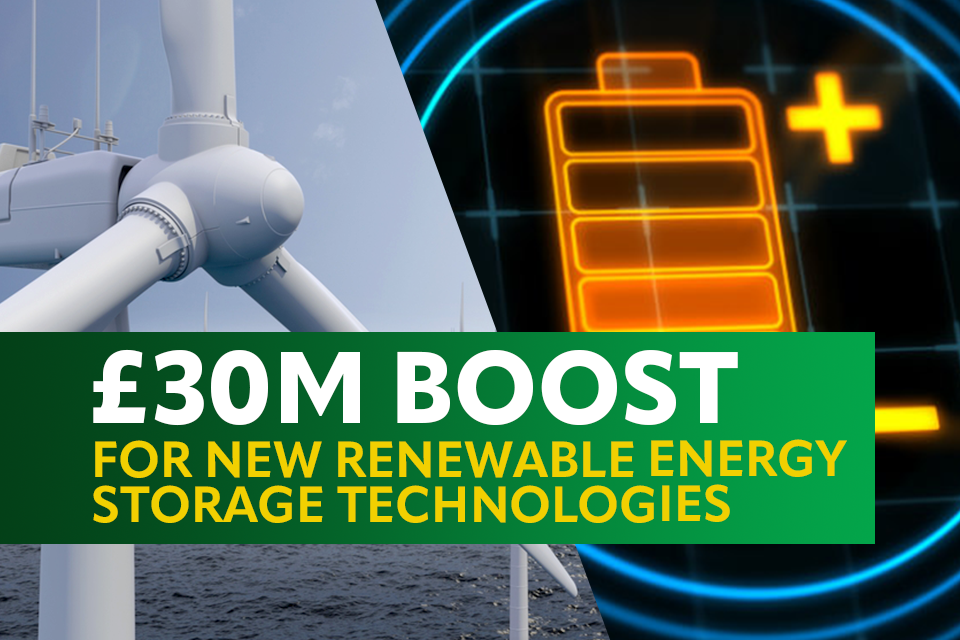 £30 million government boost to capture and store more renewable energy ...