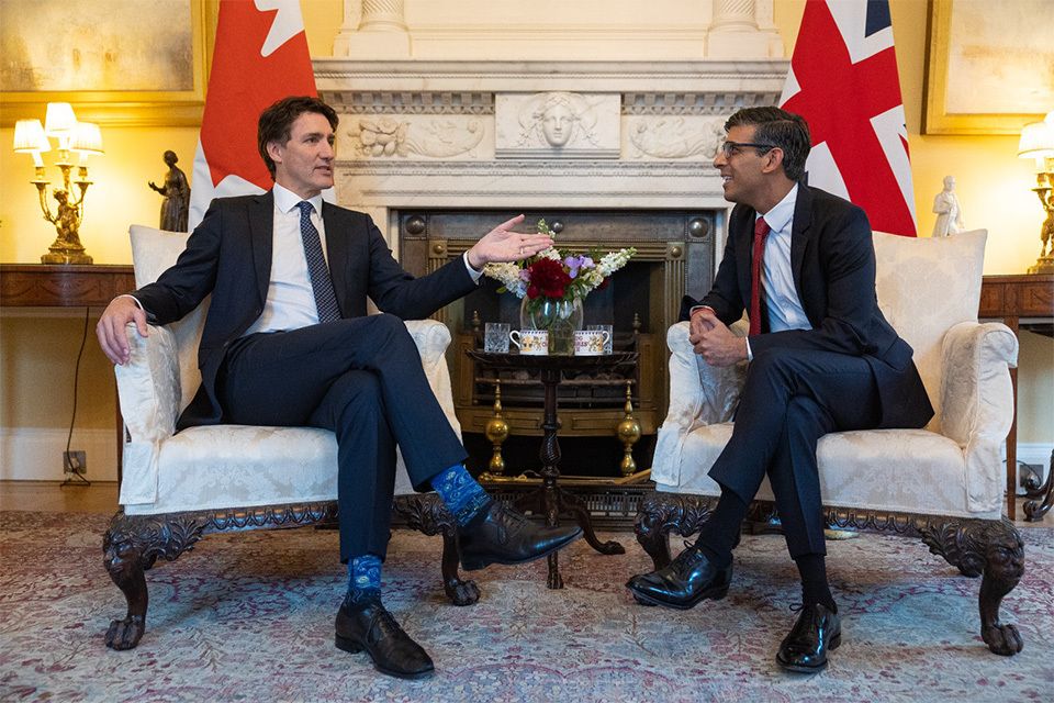 PM meeting with Prime Minister Trudeau of Canada: 6 May 2023 - GOV.UK