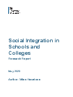 Social integration in schools and colleges - GOV.UK