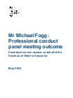 Teacher misconduct panel outcome: Mr Michael Fogg - GOV.UK
