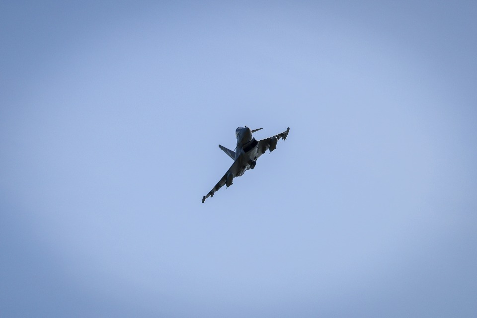 British fighter jets and helicopters train to attack targets at sea ...