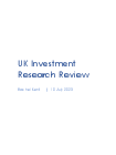 Investment Research Review - GOV.UK