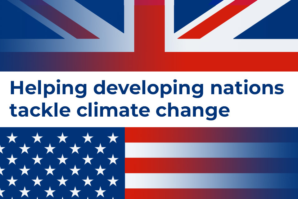 UK and US to rally efforts to help developing nations tackle climate ...