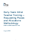 EYITT: requesting places and allocations methodology 2024 to 2025 - GOV.UK