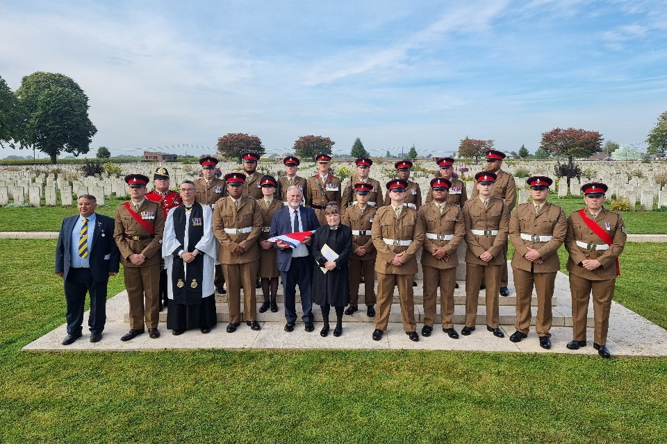 Three Great War soldiers buried in Belgium - GOV.UK