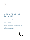 A skills classification for the UK - GOV.UK