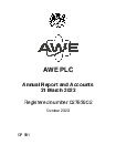 Atomic Weapons Establishment (AWE) Annual Report and Accounts 2022-23 ...