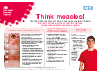 Measles: information and poster for health professionals - GOV.UK