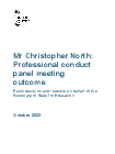Teacher misconduct panel outcome: Mr Christopher North - GOV.UK