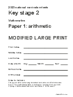 Key stage 2 tests: 2023 mathematics test modified materials - GOV.UK
