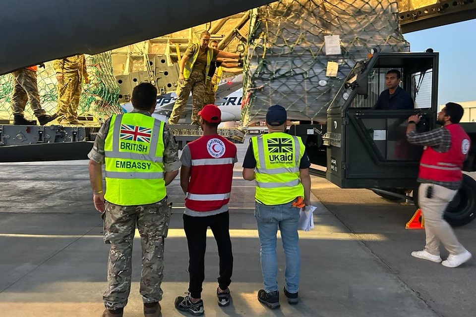 UK commits further support to get aid into Gaza - GOV.UK