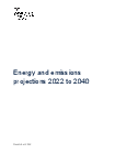 Energy and emissions projections: 2022 to 2040 - GOV.UK