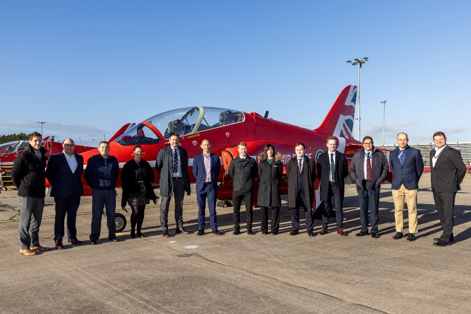 UK Gov Inks RAF Waddington Infrastructure Deals, Red Arrows' New Base ...