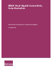 BDUK Rural Gigabit Connectivity Hubs Evaluation - GOV.UK