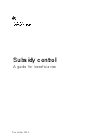 Subsidy control: a guide for beneficiaries - GOV.UK