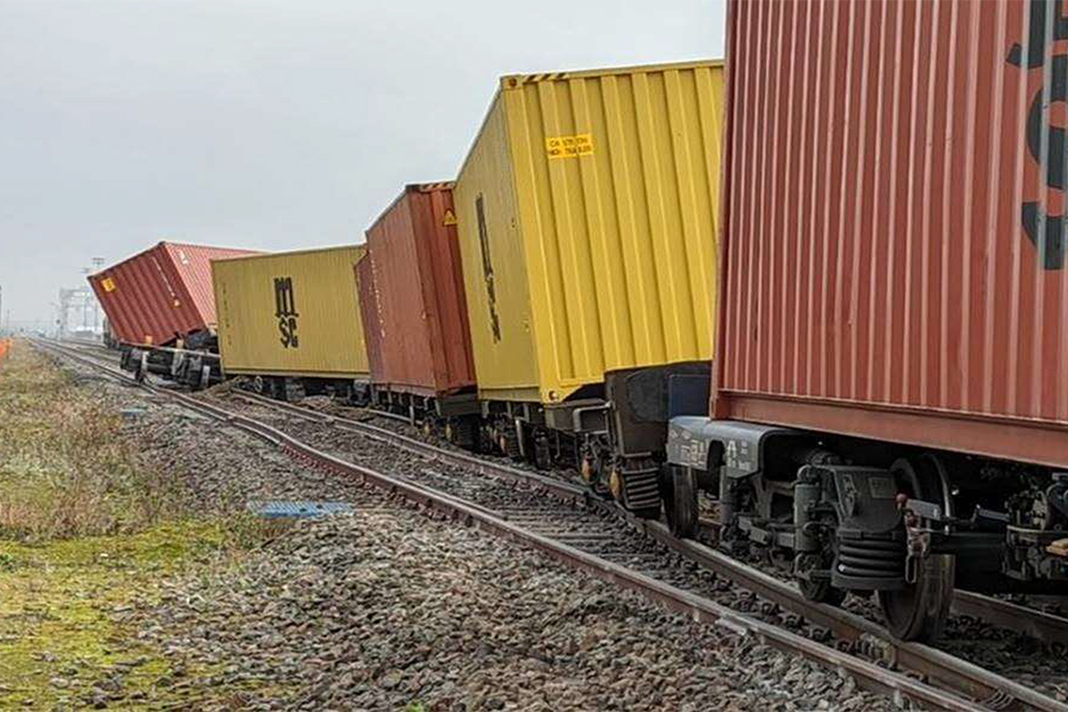 Report 14/2023: Freight train derailment at London Gateway - GOV.UK