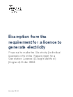 Electricity generation licence exemption: Slough Multifuel Generating ...