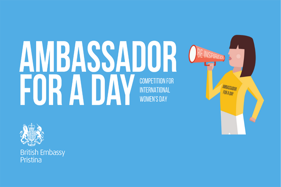 Be an Ambassador for a Day Competition 2024 - GOV.UK