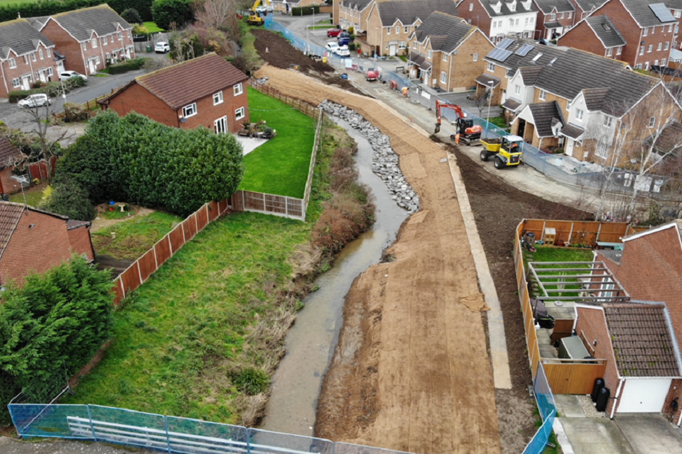 Gloucester Flood Embankment Restoration Completed | Mirage News Gloucester Flood Embankment Restoration Completed | Mirage News