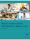 Rapid review of the Immigration Salary List - GOV.UK