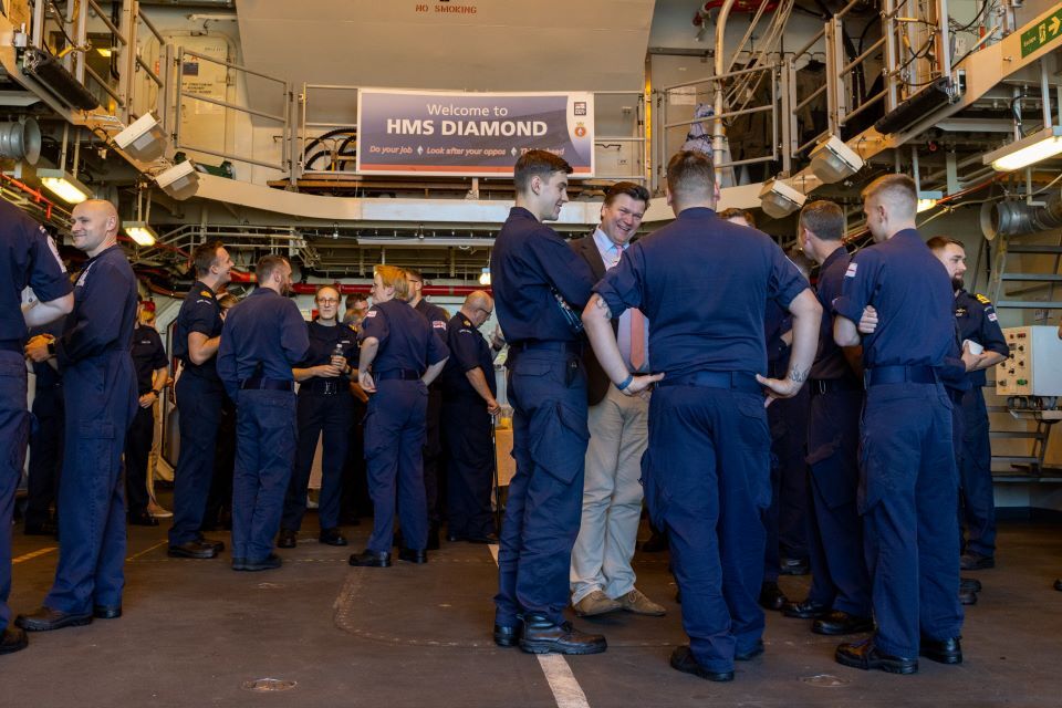 HMS Diamond crew celebrated as ship readies to return to operations ...