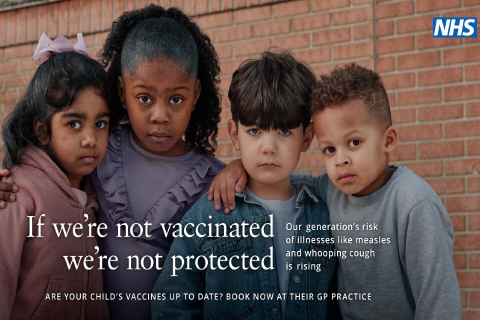 Marketing campaign launches to drive up childhood vaccinations - GOV.UK