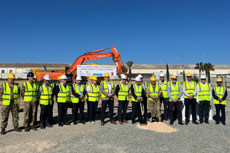 Work begins on 138 new homes for service personnel and their families ...