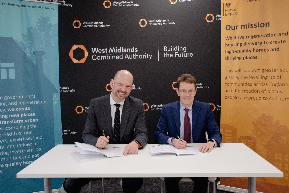 Homes England and West Midlands Combined Authority launch Strategic ...