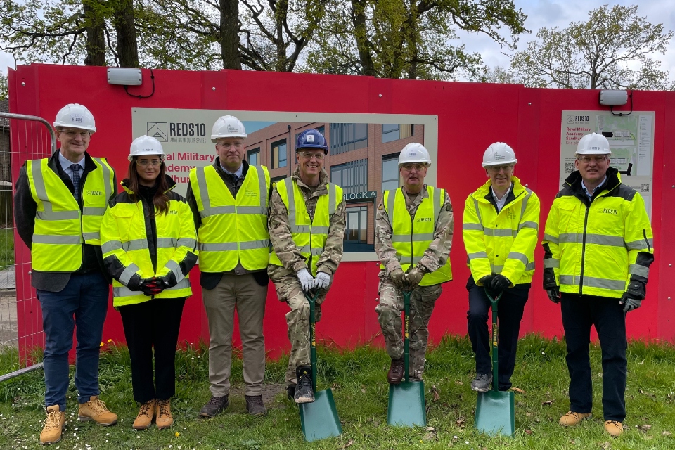 Ground breaking for new Single Living Accommodation at Royal Military ...